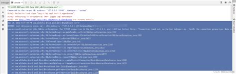 druid连接sql server报错：the tcp ip connection to the host 127 0 0 1 port