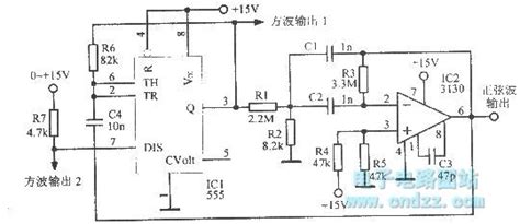 lkhz sine wave square wave oscillator oscillator circuit signal