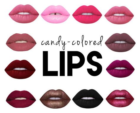 Candy Lips Colored Color Beautiful Lip Colors Fashion Words