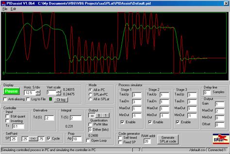 SPLat Controls PID Control Using PIDassist