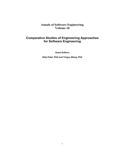 Fundamental Principles Of Software Engineering