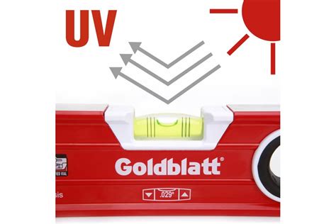 Профессиональный ватерпас Goldblatt 48", 1200 мм, 3 глазка, с системой ...