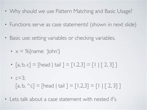Pattern Matching Presentation Ppt