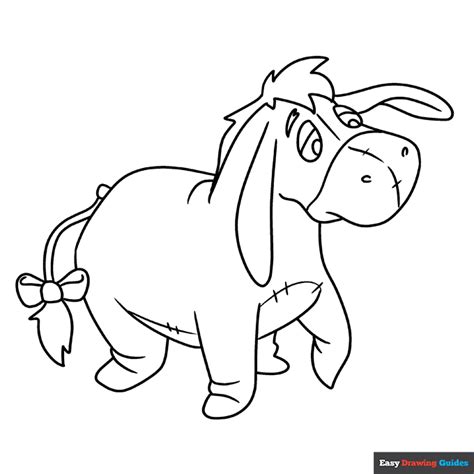 Eeyore Smiling Coloring Page Disney Coloring Pages Cartoon Coloring