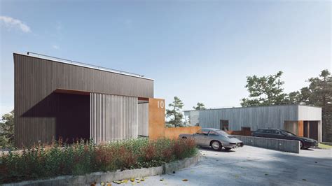 Ström Architects Reveals Hyper Realistic Renderings For Pair Of Swedish Island Villas