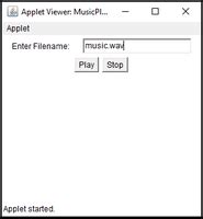 How To Play Audio File Wav Using Java Applet Geeksforgeeks