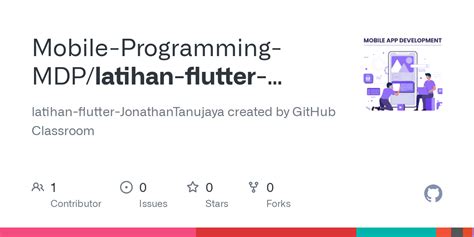 Github Mobile Programming Mdplatihan Flutter Jonathantanujaya