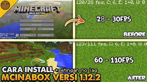 CARA INSTALL MCINABOX VERSI FORGE MOBEND S SETINGAN NO LAG NO CRASH YouTube