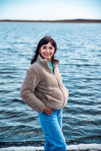 Premium Photo 49 Year Old Russian Woman Smiling Looking At The Camera