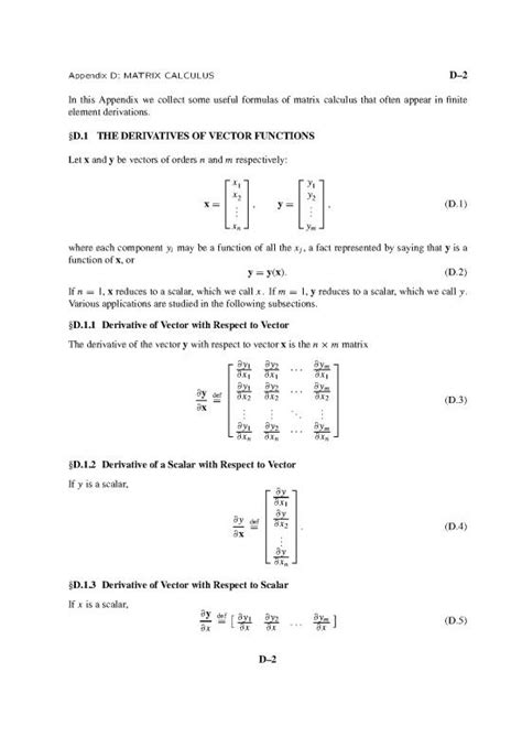 Calculus Pdf 168942 Matrixcalculus
