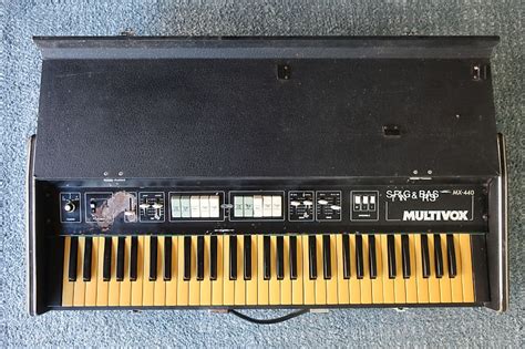Vintage 1970s Univox Multivox Mx202 String And Bass Synthesizer Reverb