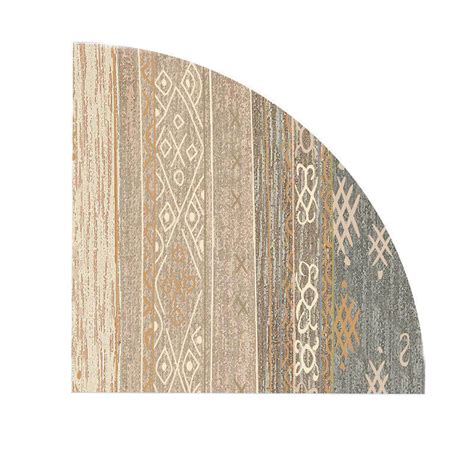 Quarter Circle Area Rug，corner Decorative Rug Balarugs