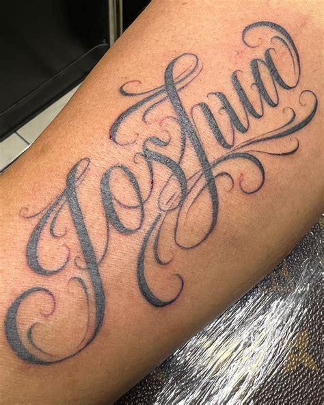 Joshua Cursive Tattoos Top 10 Script Tattoo Artists In Australia On
