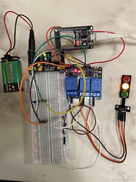 【arduino】实验使用esp32控制可编程继电器制作跑马灯（图文）esp32控制继电器电路图 Csdn博客