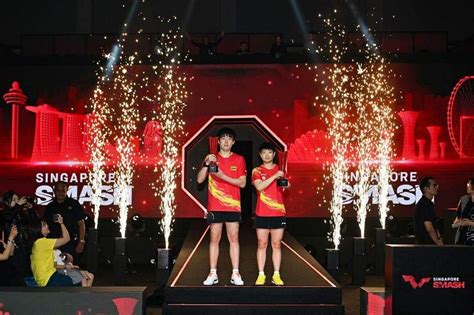 Table Tennis Chinas Wang Chuqin And Sun Yingsha Retain Mixed Doubles Title At Singapore Smash