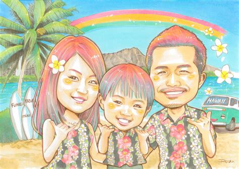 似顔絵のプレゼント 還暦 古希 長寿祝い 結婚式 ウェルカムボード かわいい似顔絵絵のプレゼントや贈り物に 似顔絵師カシバサトミ 似顔絵