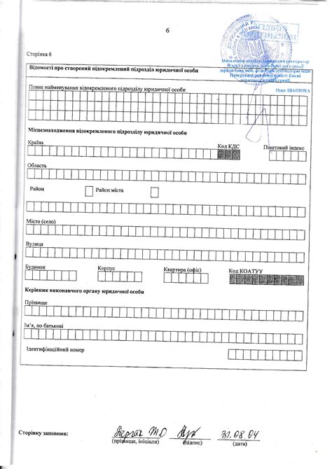 БАГНЕТ НАЦІЇ Корпорація «УКРАЇНА реєстраційна картка ВАТ «Київгаз