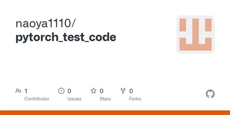 GitHub Naoya Pytorch Test Code