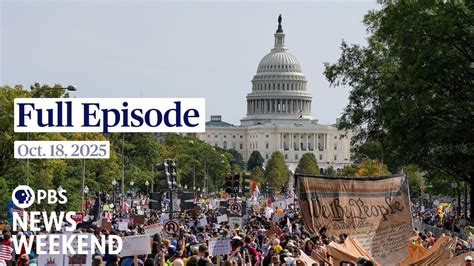 Pbs News Weekend Full Episode Oct 18 2025 Youtube Music