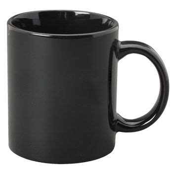 11 Oz Black C Handle Coffee Mug 10309