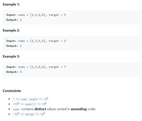 Search Insert Position