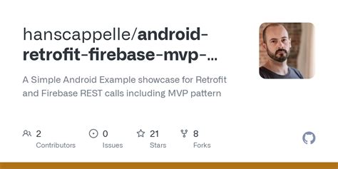 Github Hanscappelleandroid Retrofit Firebase Mvp Example A Simple
