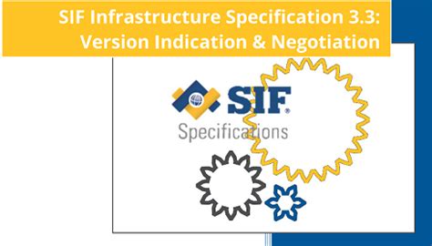 SIF Infrastructure Specification Access Learning Community
