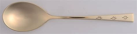 Tropical Star Dirigold Goldware Sugar Spoon By Dirilyte Dirigold