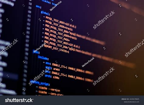 Database System Coding Mysql Stock Photo Shutterstock