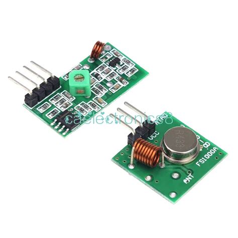433mhz Wireless Rf Transmitter Module Receiver Alarm Super