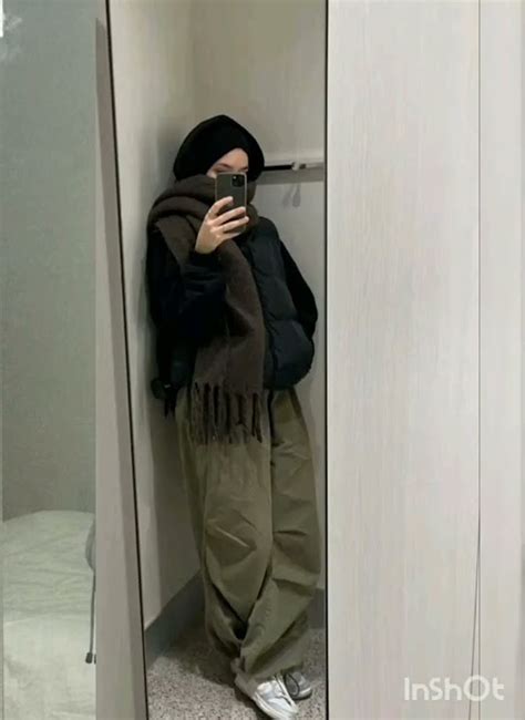 ستايل بنات محجبات شتاء♡ Youtube