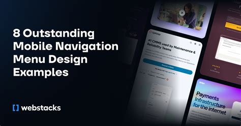 8 outstanding mobile navigation menu design examples in 2024