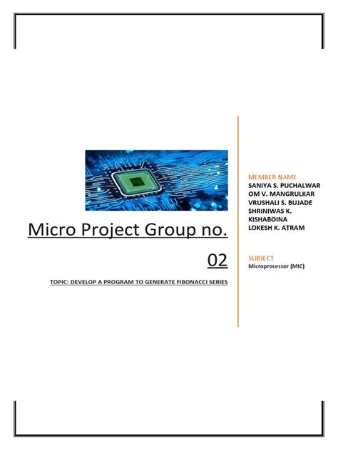 Mic Microproject Pdf Computer Program Programming