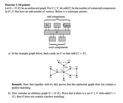 Exercise 1 10 Points Let Gv E Be An Undirected