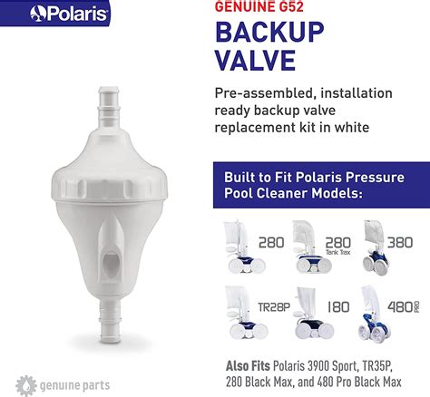 Polaris Back Up Valve G52