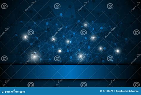 Molecular Abstract Structure Background Scientific Vector Illustration With Molecule Dna