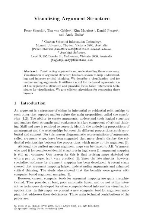Pdf Visualizing Argument Structure Dokumen Tips