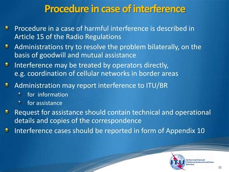 PPT International Spectrum Management And Interference Mitigation PowerPoint Presentation ID