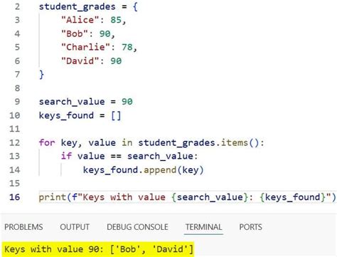 Find A Key By Value In A Python Dictionary