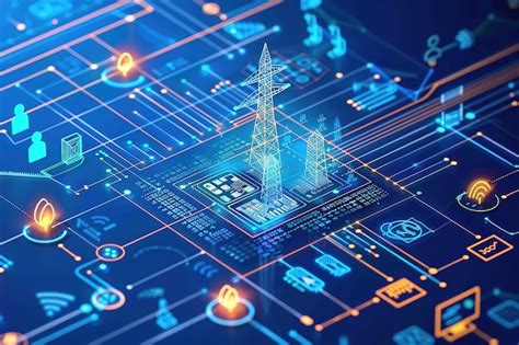 Premium Photo A Smart Grid Infrastructure With Iot Sensors Managing Energy Distribution And