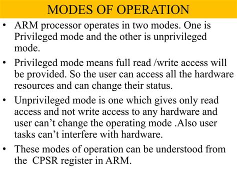 Lect ARM PROCESSOR ARCHITECTURE PPT