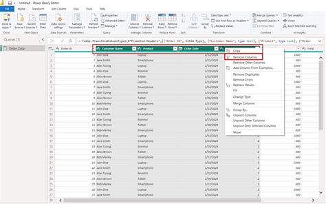 Removing Columns In Power Query Neotech Navigators