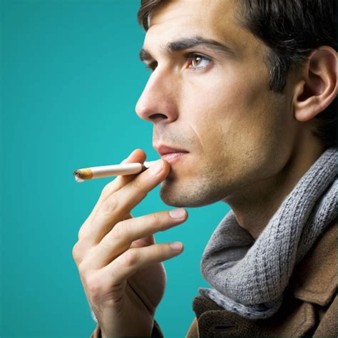 Premium Psd Handsome Man With Cigarette