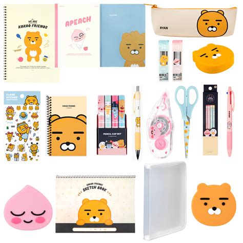 카카오프렌즈 학용품 문구세트 라이언 세트 단체 행사 기념품 새학년 새학기 선물 추천 Ssibdin