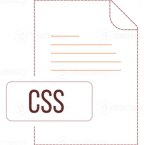 Css Icon Black Dashed Outline V1 66499556 Png