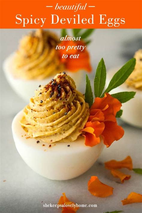 These Gorgeous Spicy Deviled Eggs Are Delicately Seasoned With Cayenne Pepper Spanish Smoked