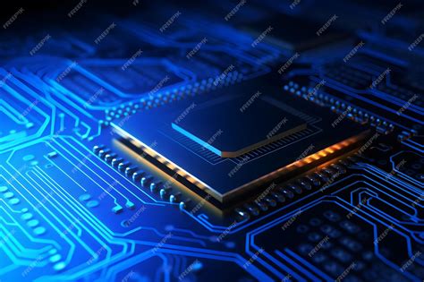 Premium Ai Image Central Computer Processors Cpu Concept Motherboard Digital Chip Technology