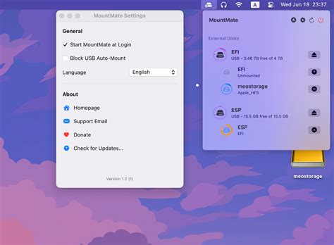 GitHub Homielab Mountmate A Simple MacOS Menu Bar App To Manage External Drives