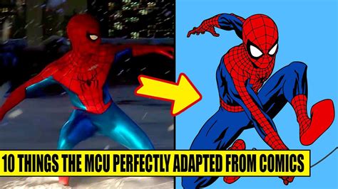 10 Spider Man Things The Mcu Adapted Perfectly From The Comics Youtube