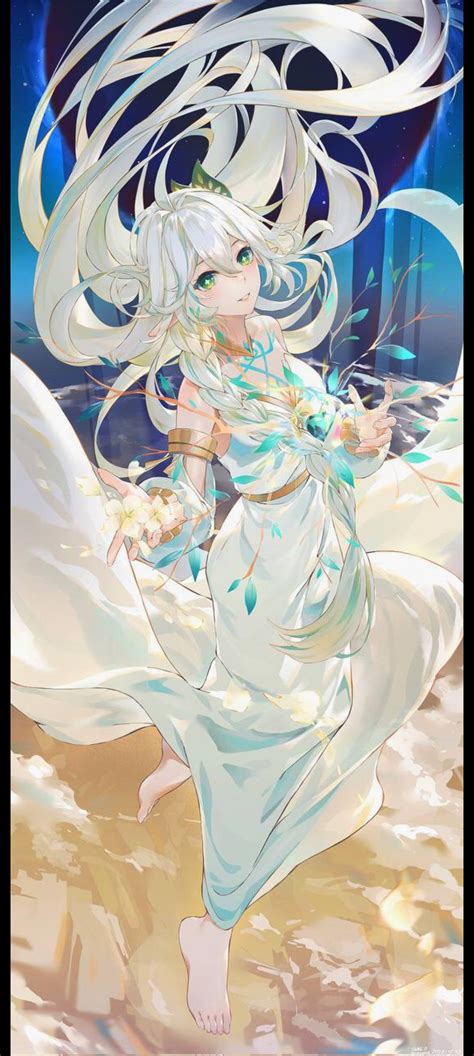 Обои с Нахидой и Райден Genshin Impact Hoyolab